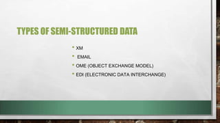Types of databases based on data structure | PPT