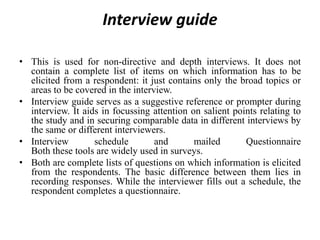 Types of data collection tools | PPTX