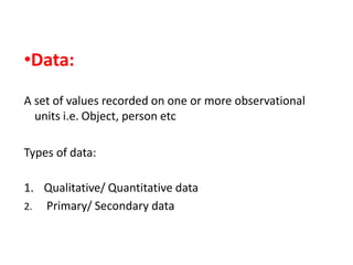 Types of Data Dr.Mittal.pptx | Science