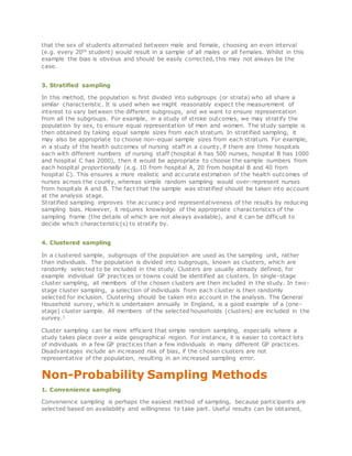 Types of data sampling | DOCX