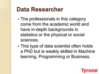 Types of data scientist | PPTX