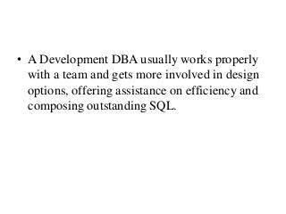 CRB Tech Reviews on Types of DBA