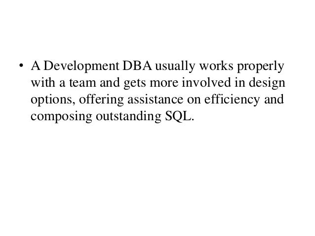 CRB Tech Reviews on Types of DBA