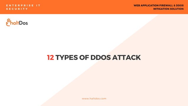 12 types of DDoS attacks | PPT