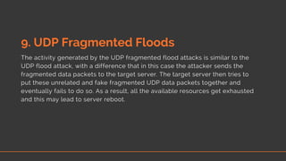 12 types of DDoS attacks | PPT