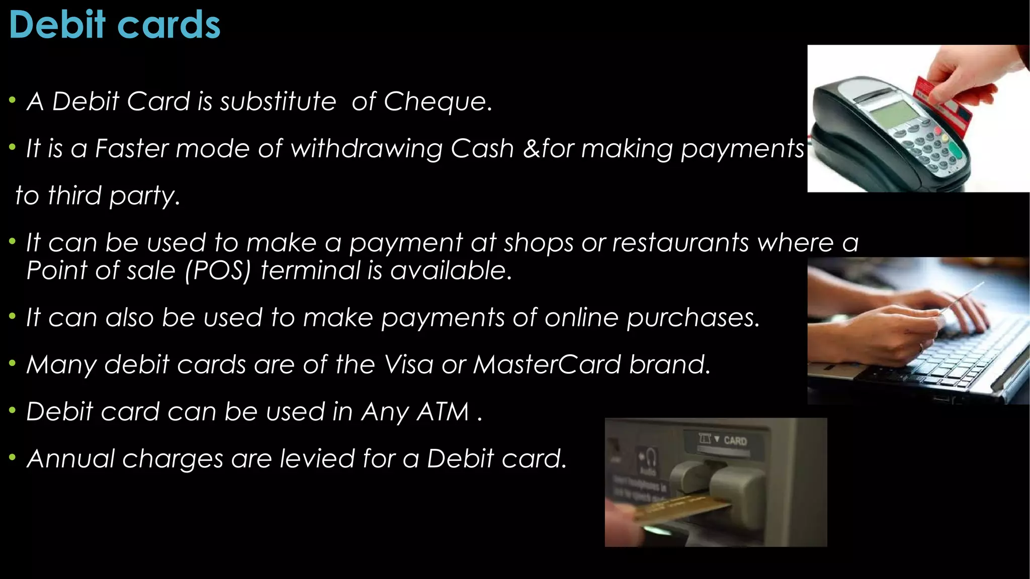Types of debit cards | PPT