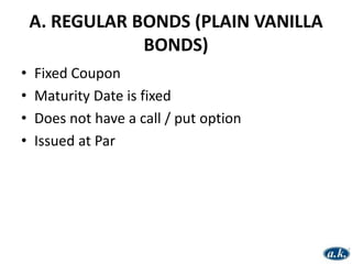 Types of debt instruments | PPTX