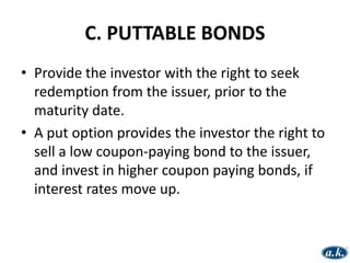 Types of debt instruments | PPTX