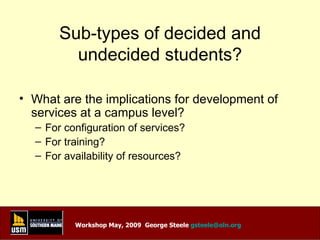 Types Of Decided And Undecided Students | PPT