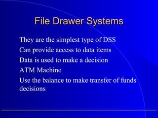 Types of decision support system | PPT