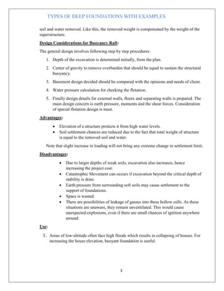 Types of deep foundation | PDF