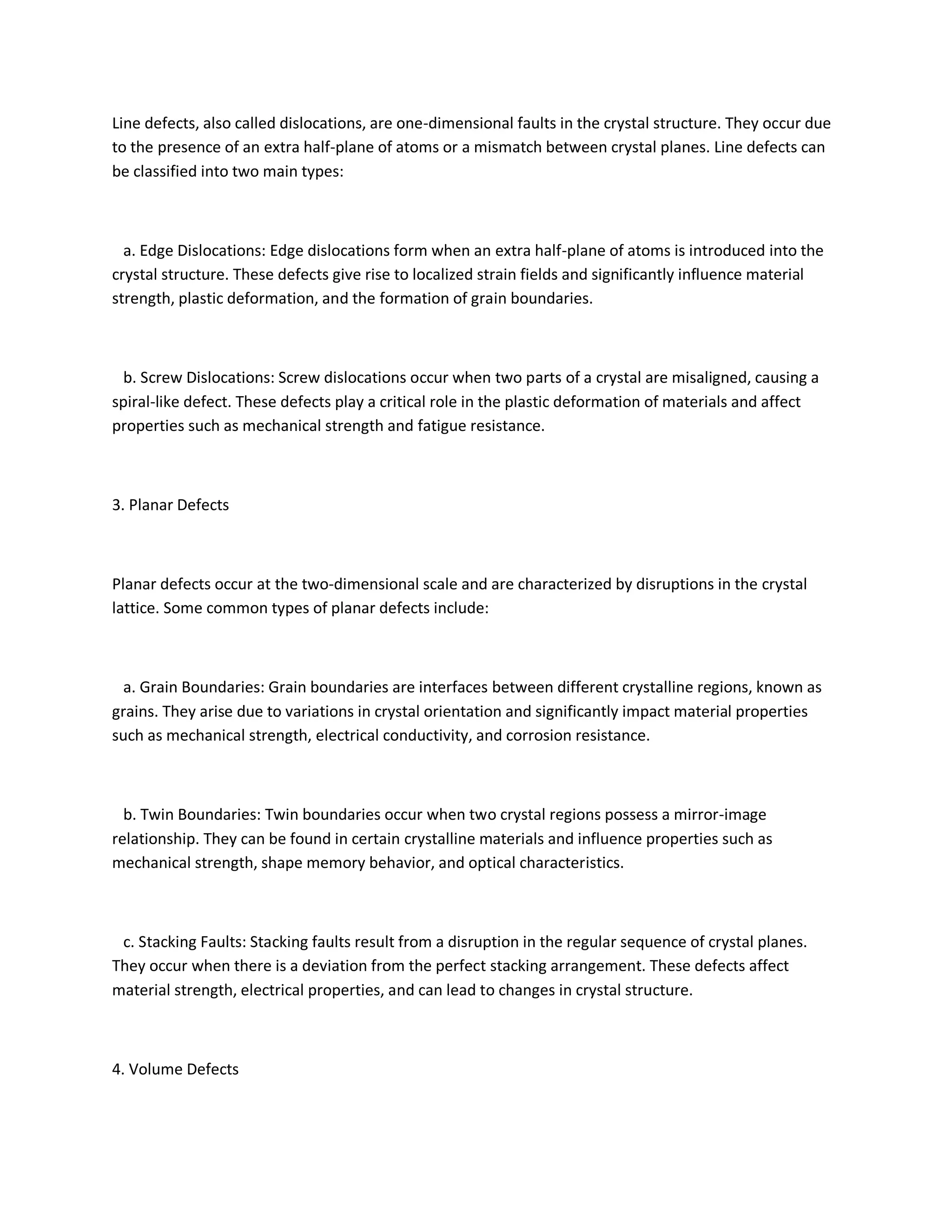 Types of Defects | PDF