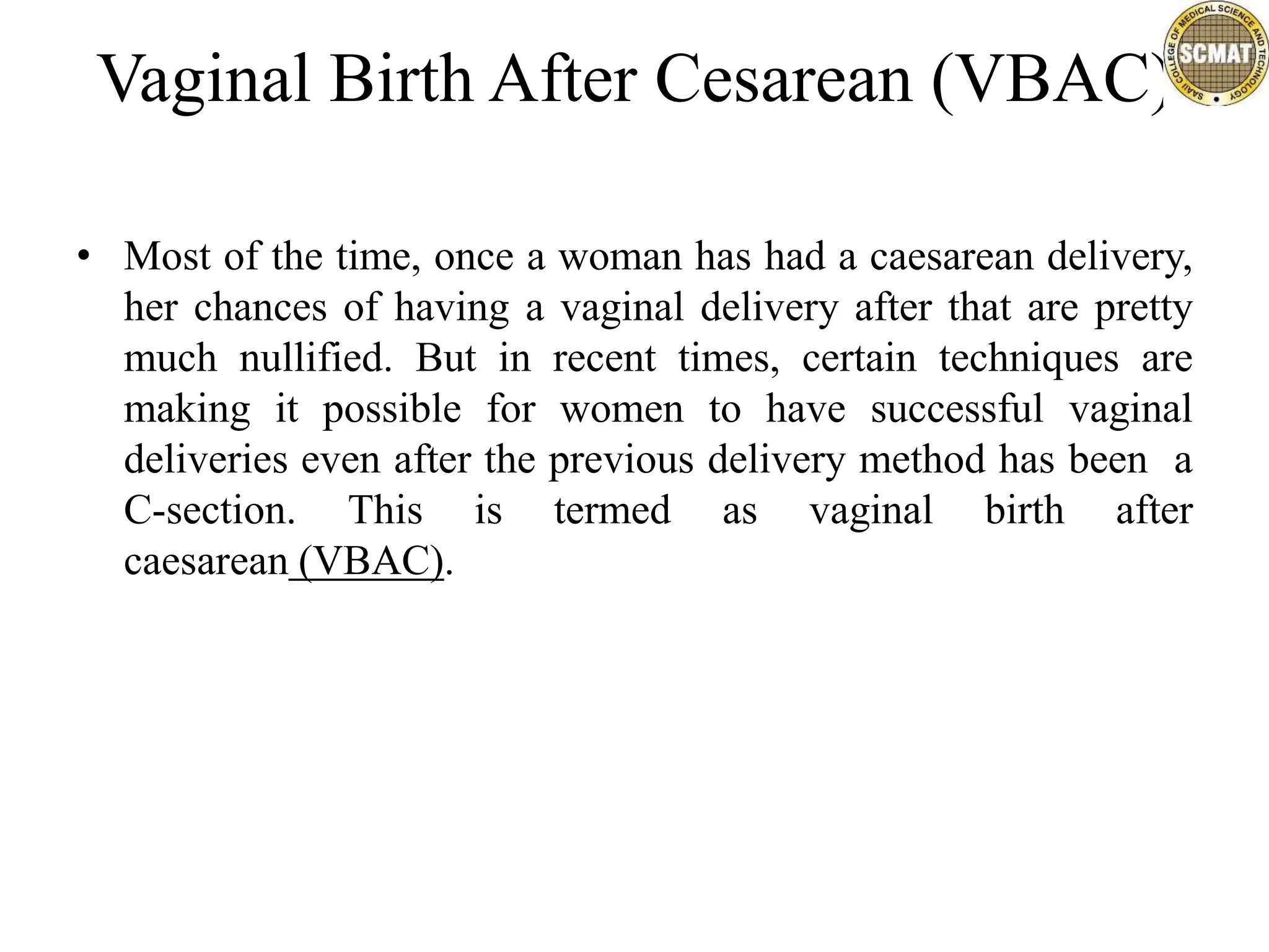 Types of delivery And Physiotherapy management after c-section.pptx
