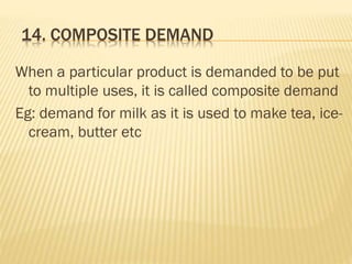 Types of demand | PPTX