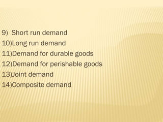 Types of demand | PPTX