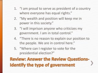 Types of democracies | PPTX