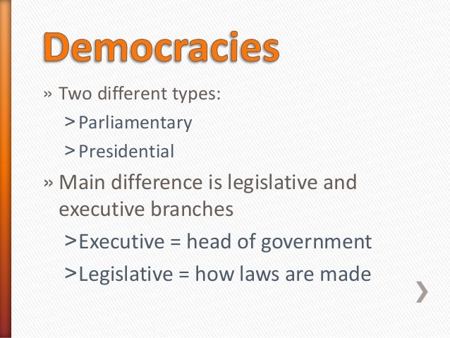 Types of democracies