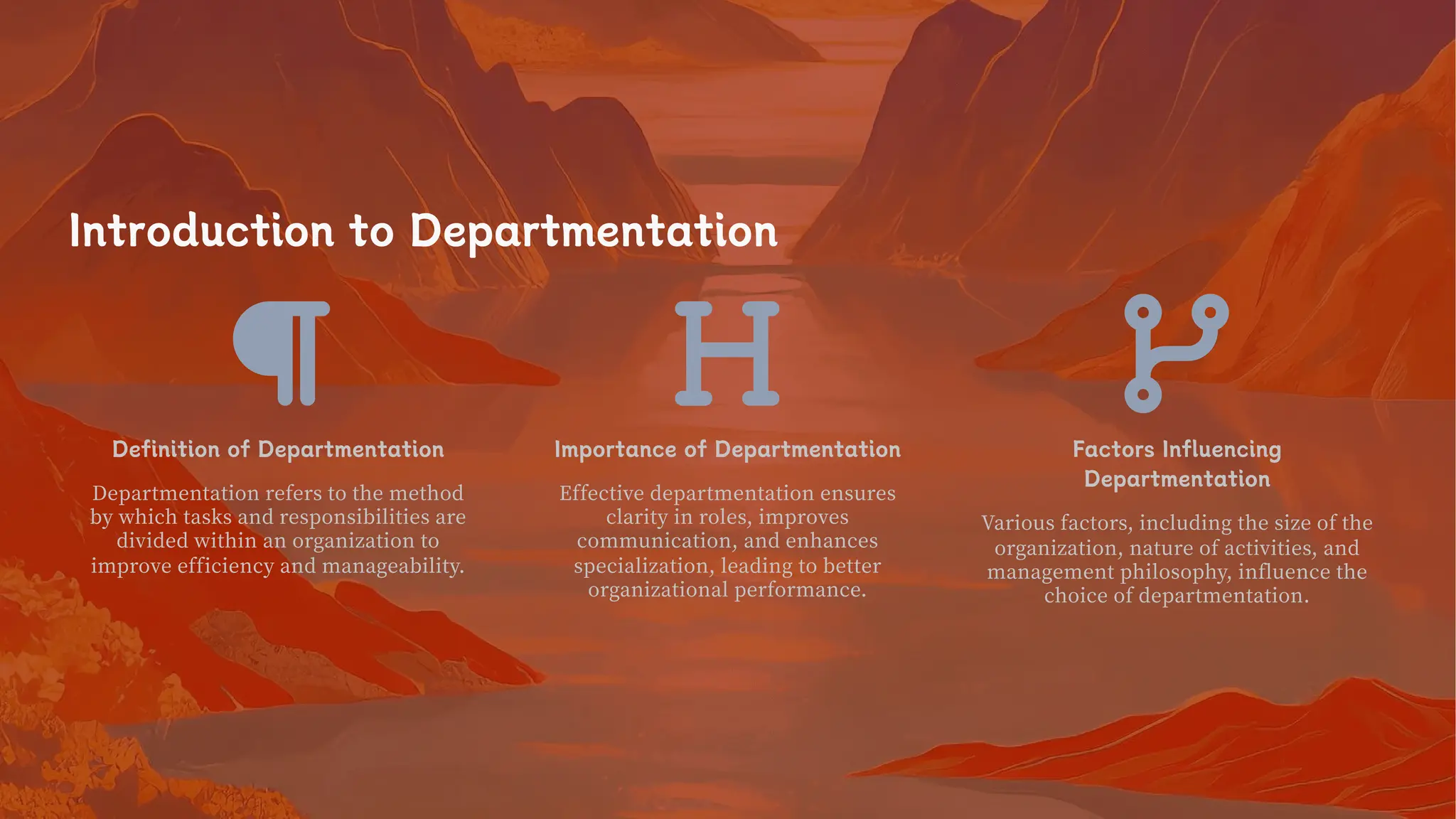 Types of Departmentation in management of principles | PDF