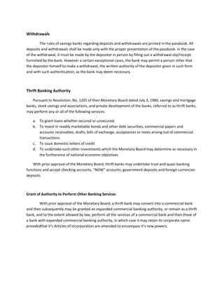 Types of deposit accounts | DOCX