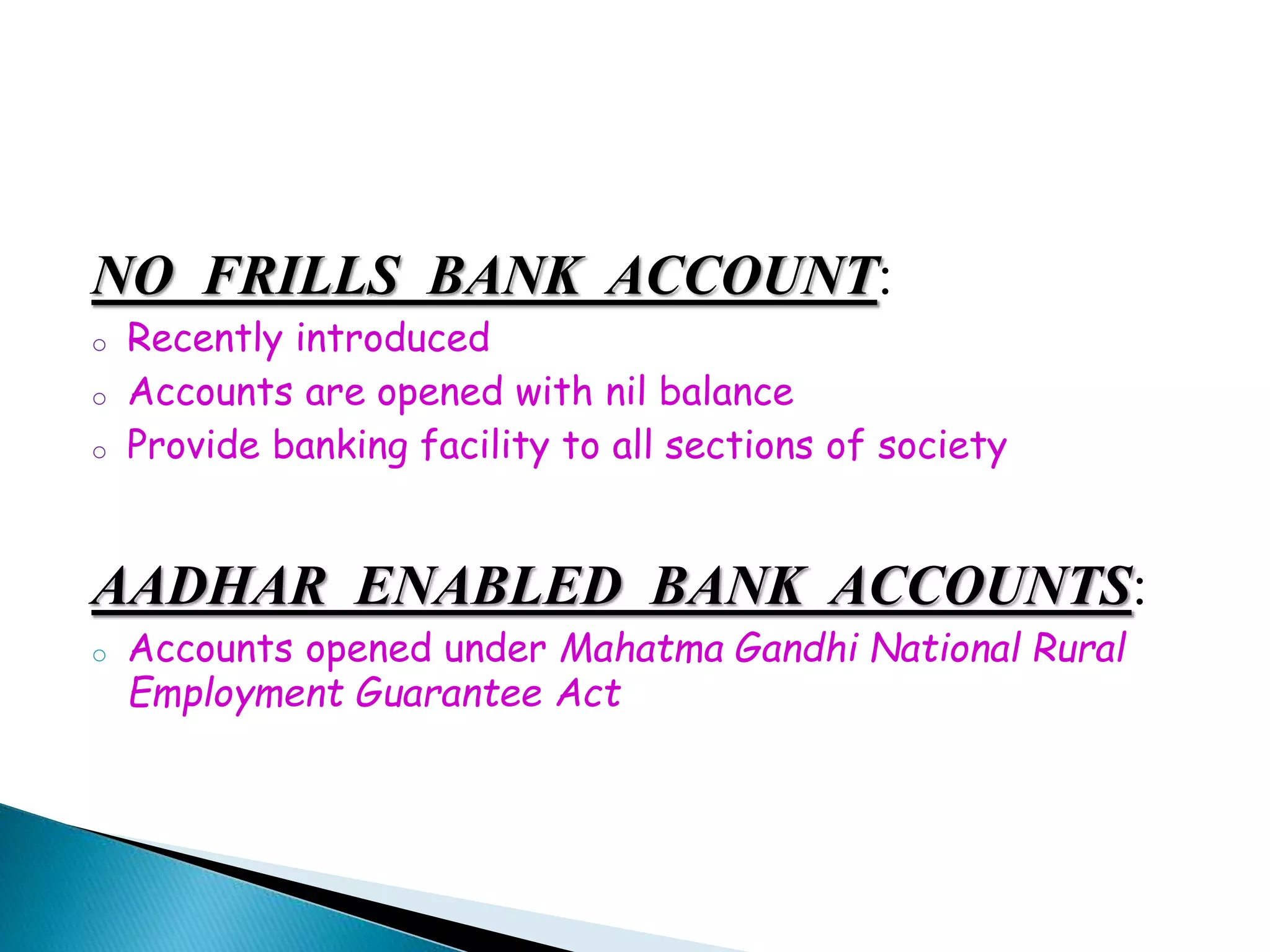 Types of deposit accounts | PPTX