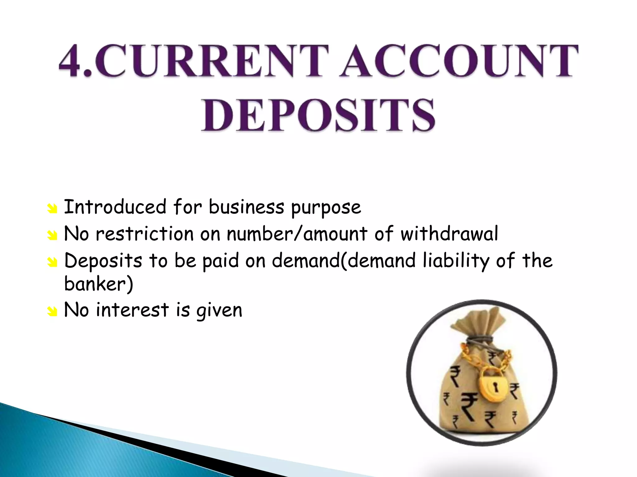 Types of deposit accounts | PPTX