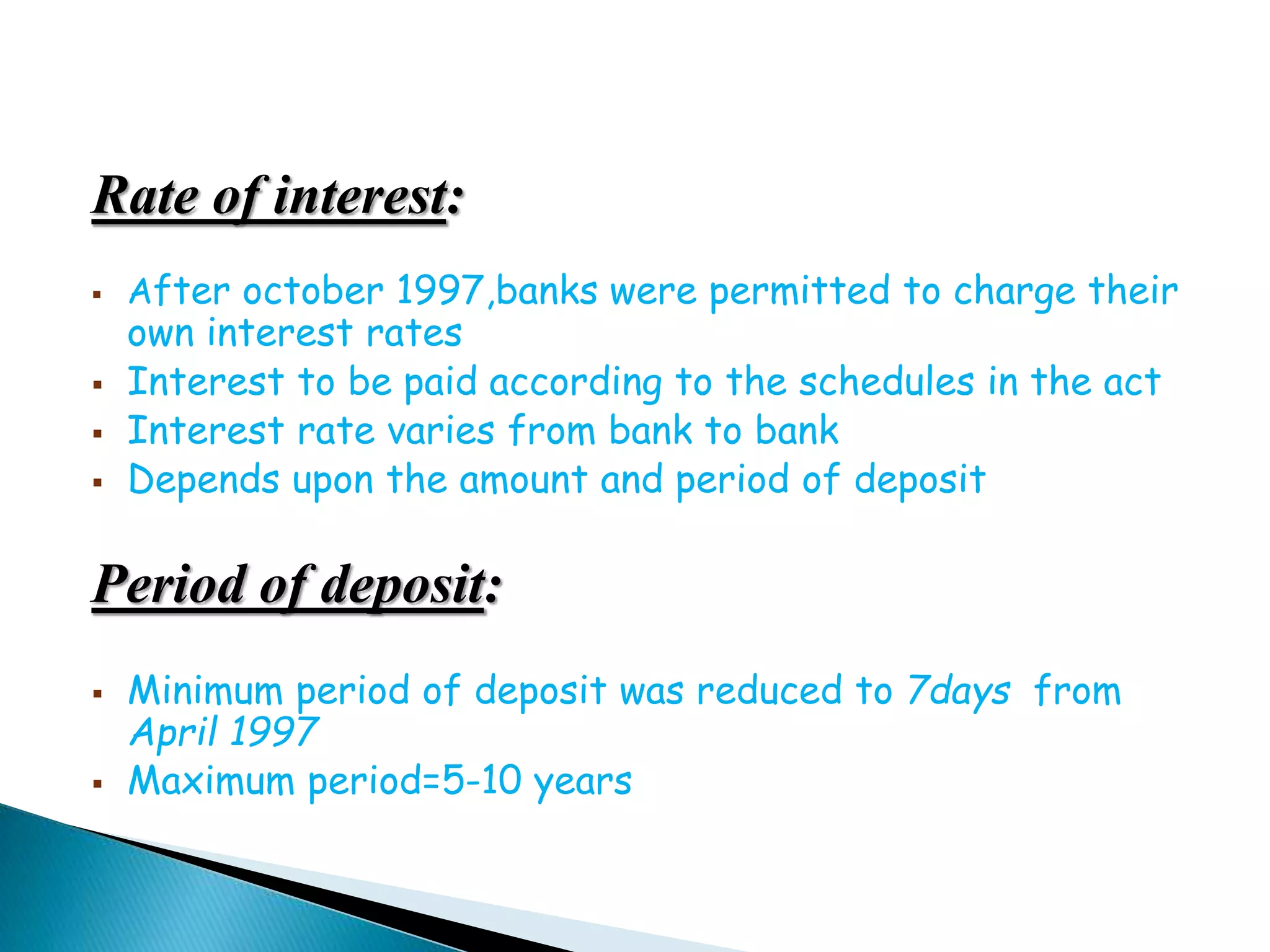 Types of deposit accounts | PPTX