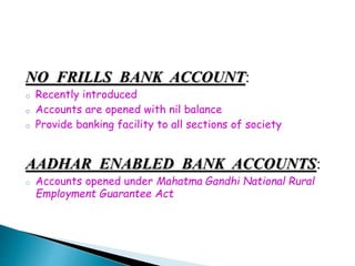 Types of deposit accounts | PPTX
