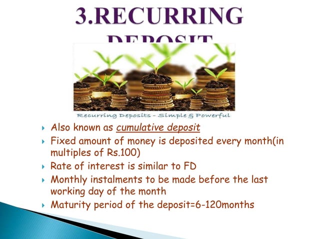 Types of deposit accounts | PPTX