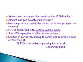 Types of deposit accounts | PPTX