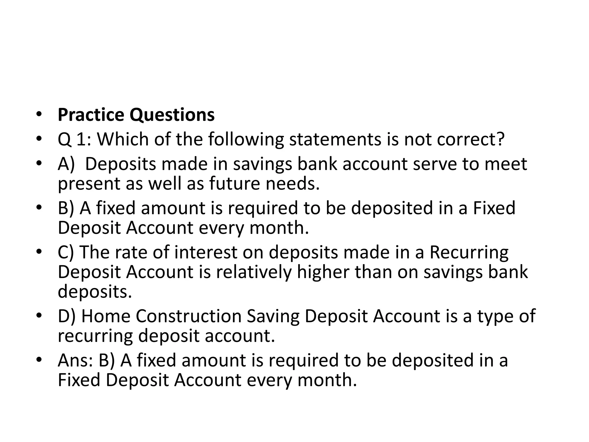 Types of deposits | PPTX
