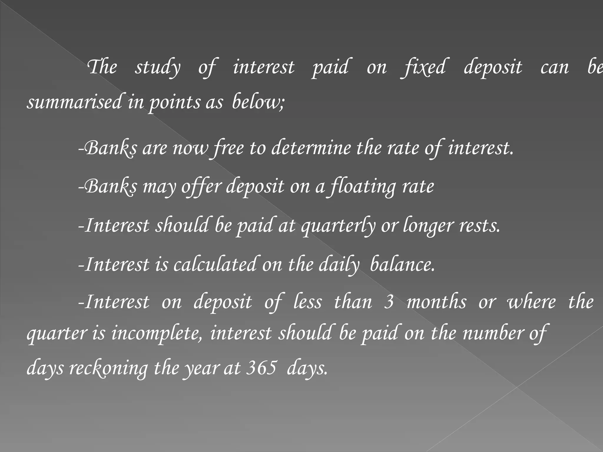 Types of deposits | PPTX