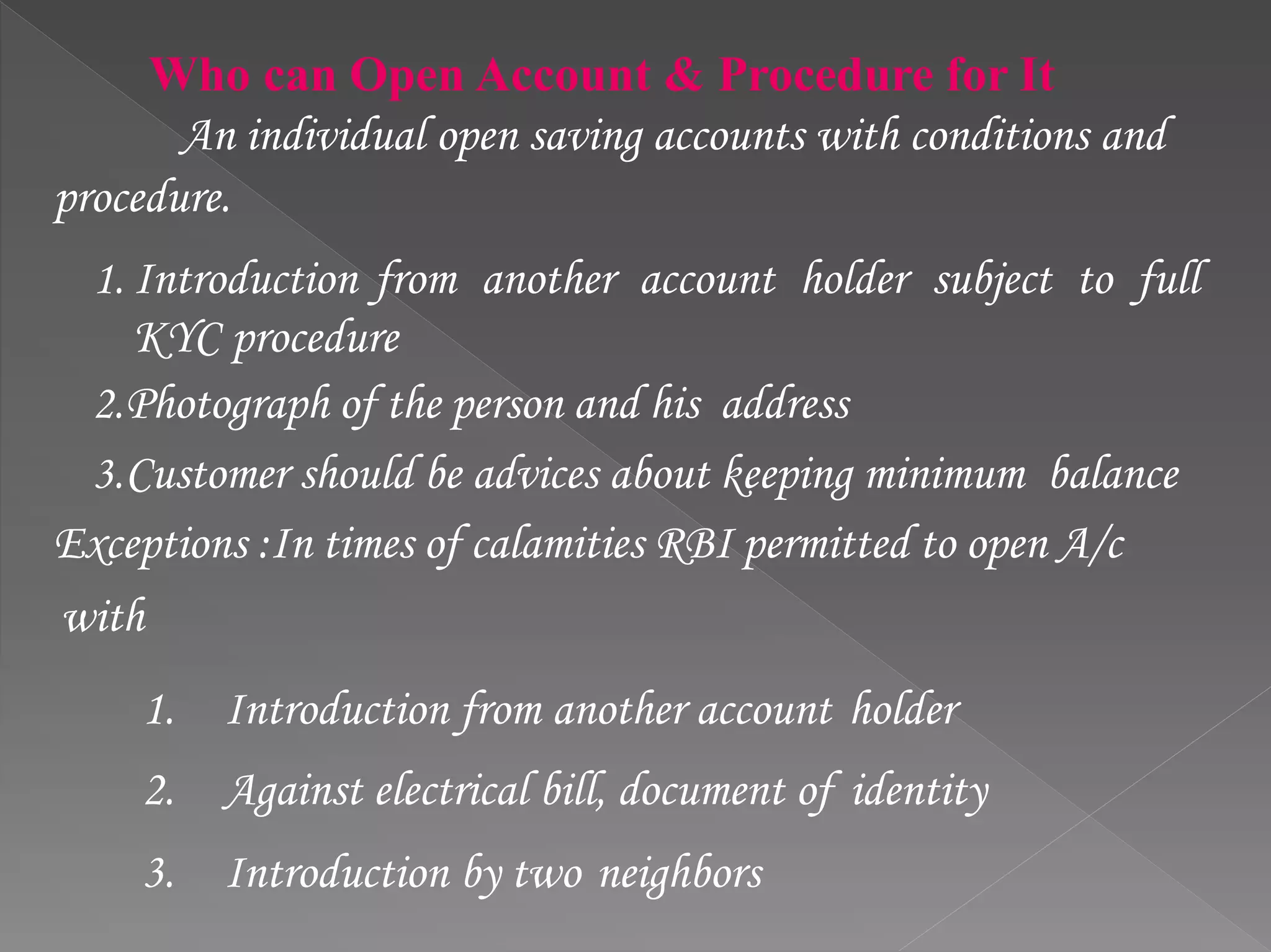 Types of deposits | PPTX