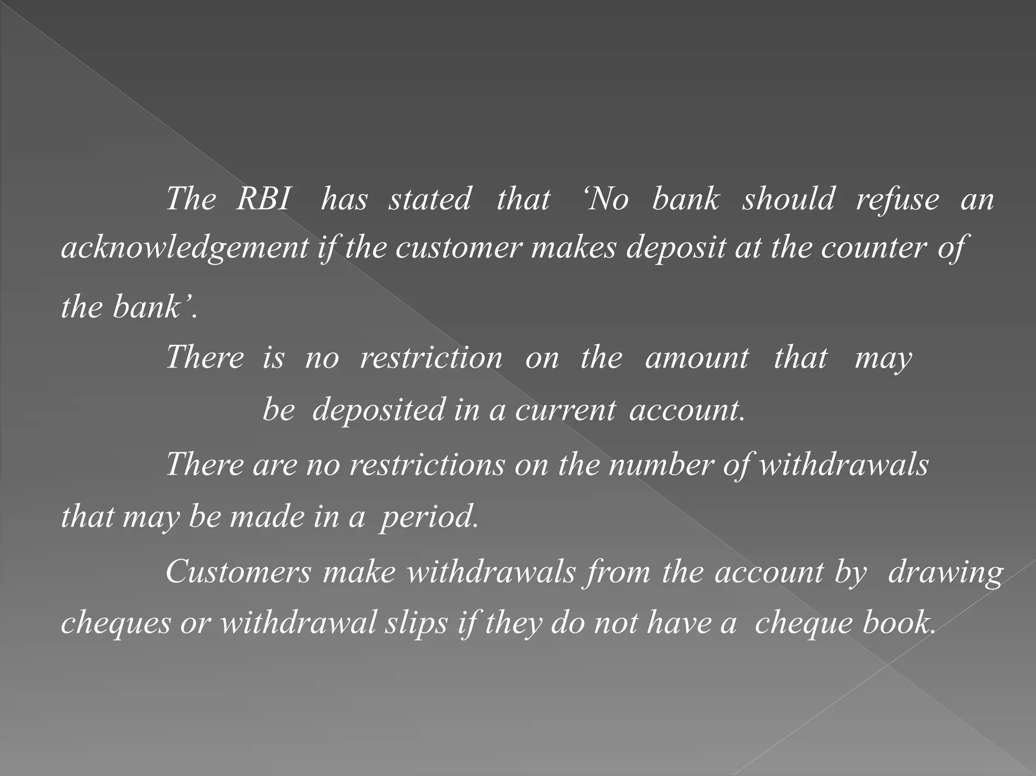 Types of deposits | PPTX