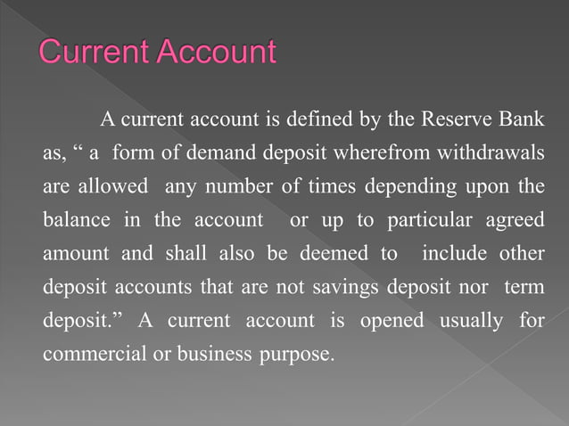 Types of deposits | PPTX | Credit Cards | Personal Debt