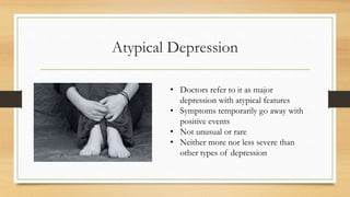 Types of depression | PPTX