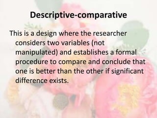 Types of descriptive research | PPT