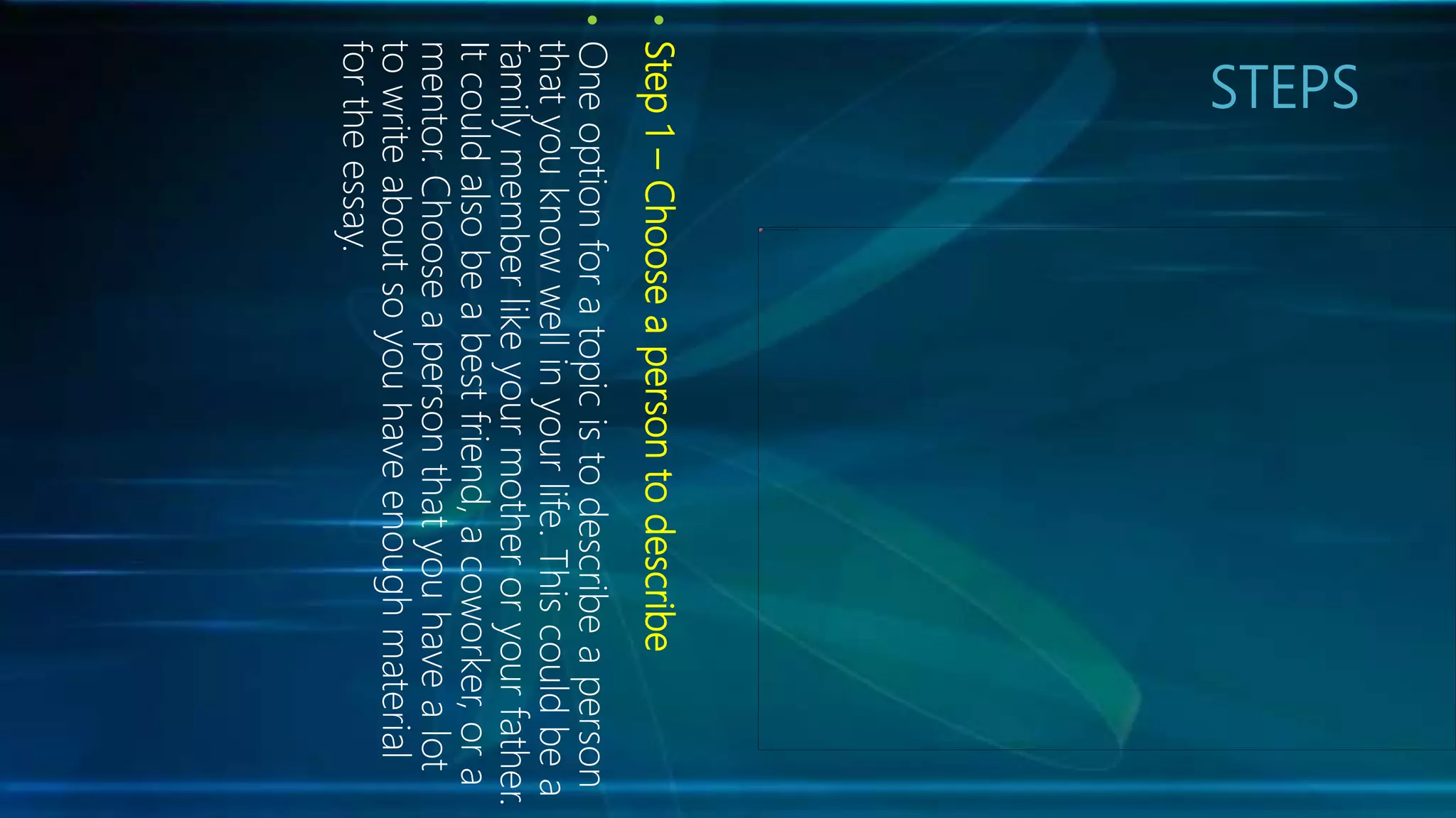 Types of descriptive writing | PPTX