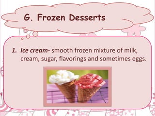 Typesofdessert | PPTX