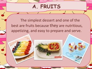 Typesofdessert | PPTX