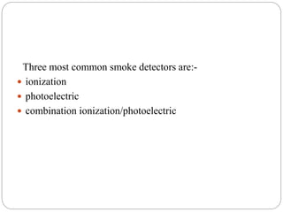 Types of Detectors- Blockalarm GmbH | PPT