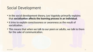 types of development like social, emotional, cognitive, moral ...