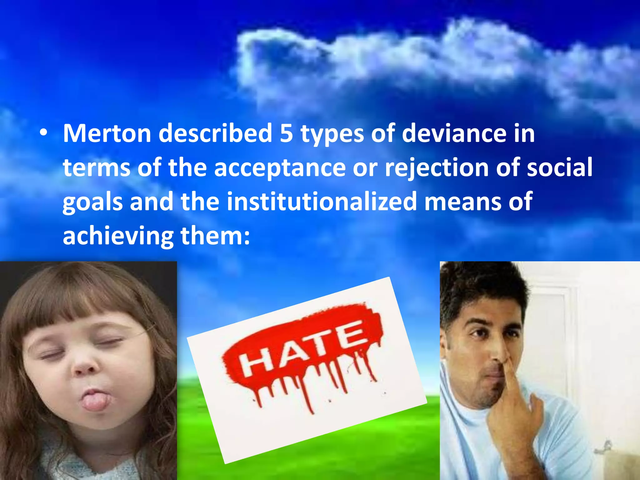 Types of deviance | PPTX