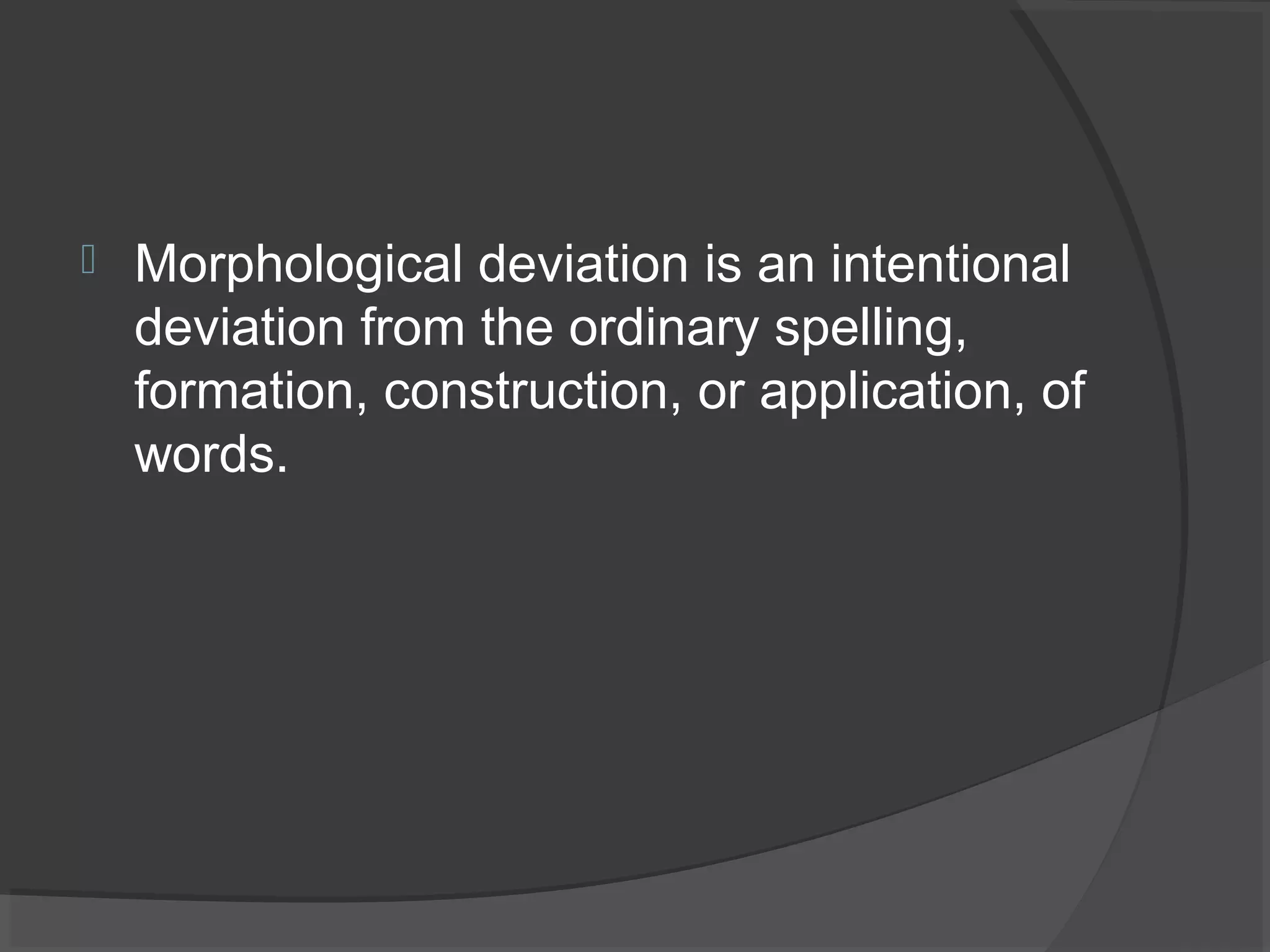 Types of deviation | PPT