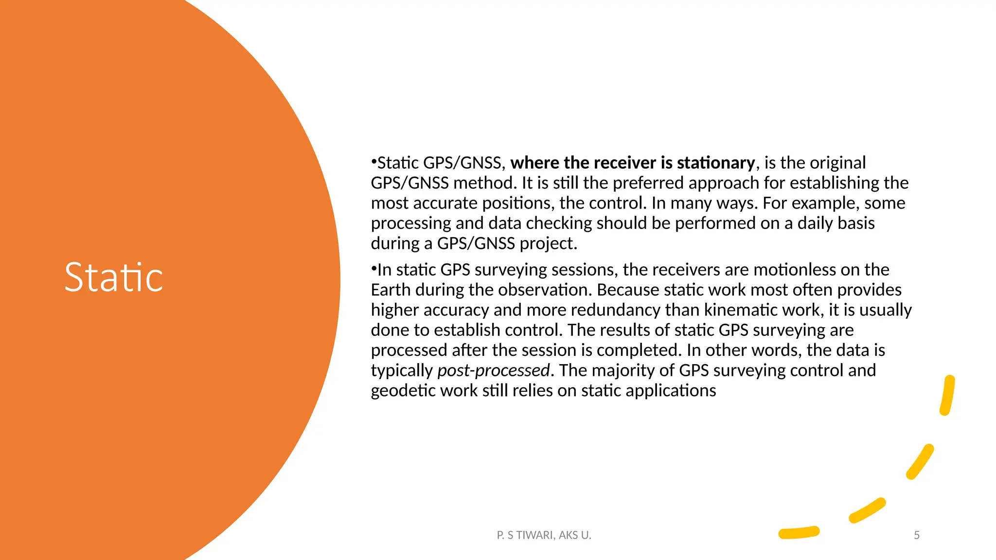 TYPES OF DGPS SURVEY.pptx DGPS IS USED IN MINING . | PPTX