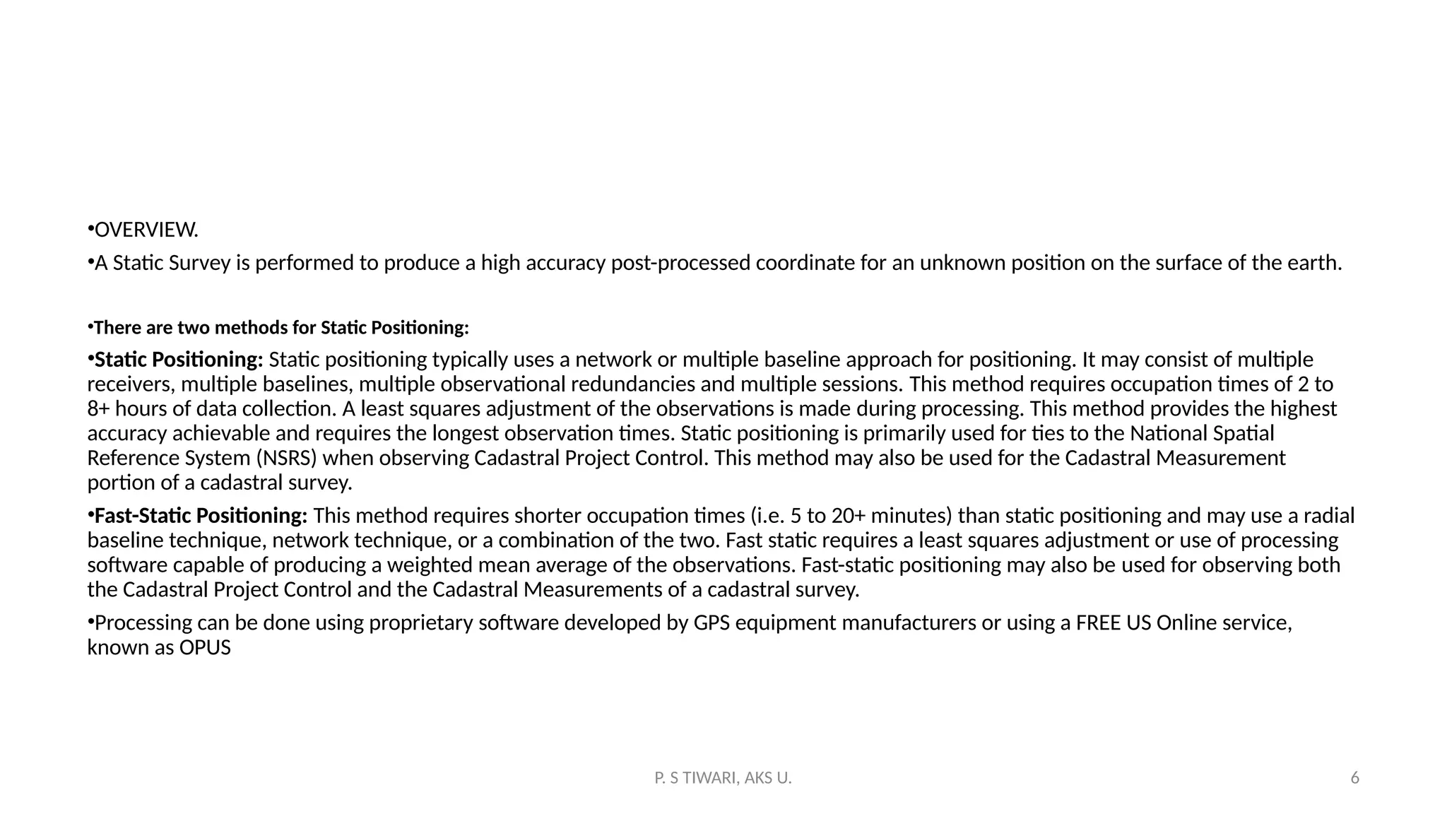 TYPES OF DGPS SURVEY.pptx DGPS IS USED IN MINING . | PPTX