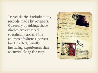 Types Of Diaries | KEY