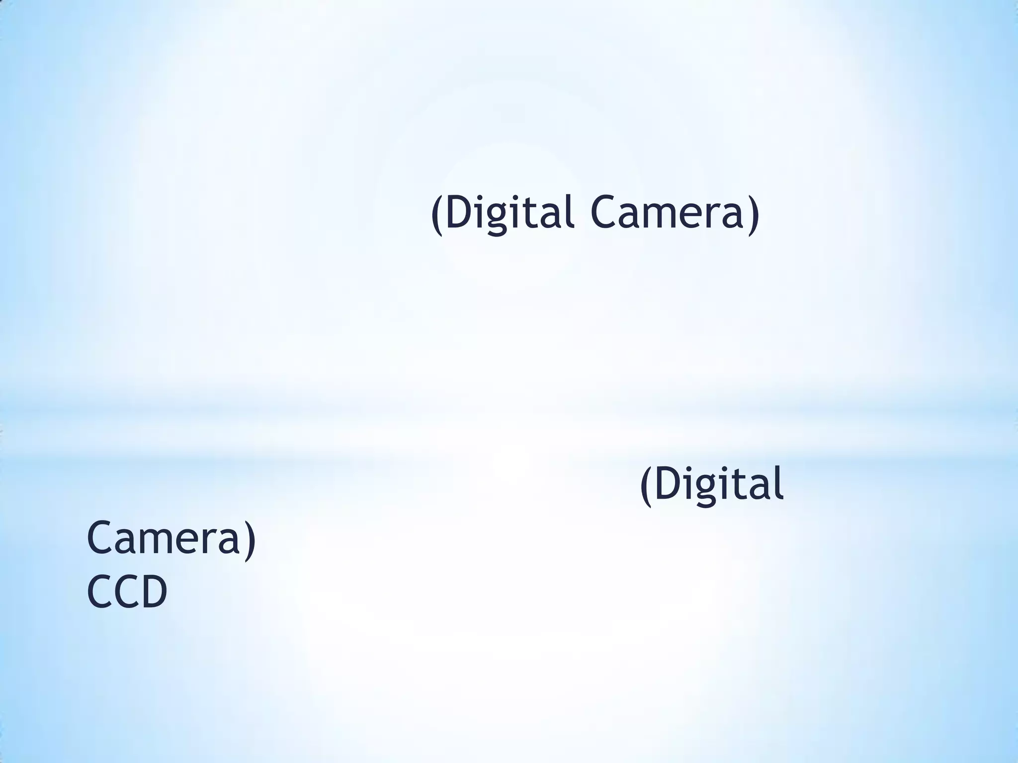 Types of digital camera | PPTX