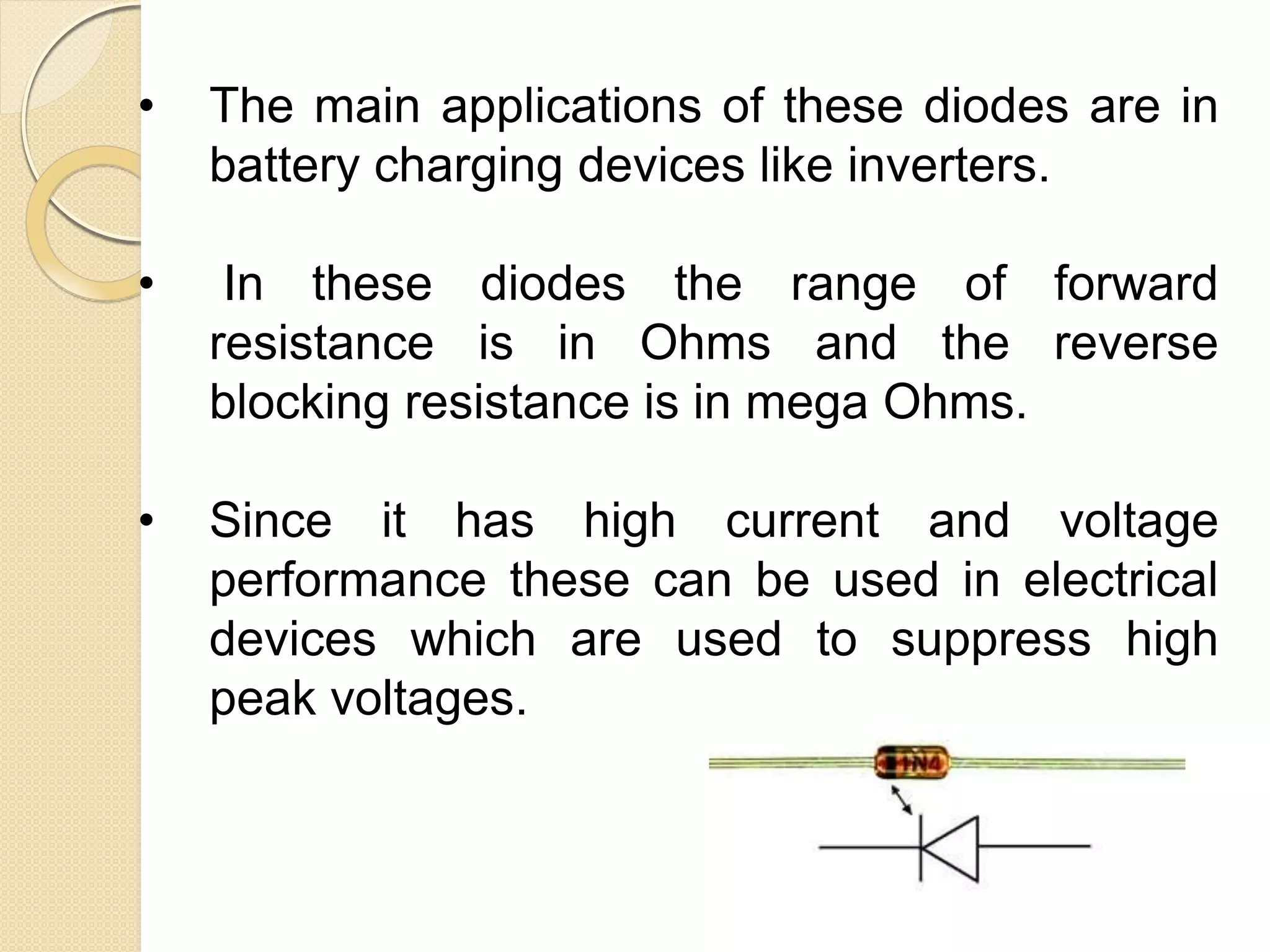 Types of diode | PPTX