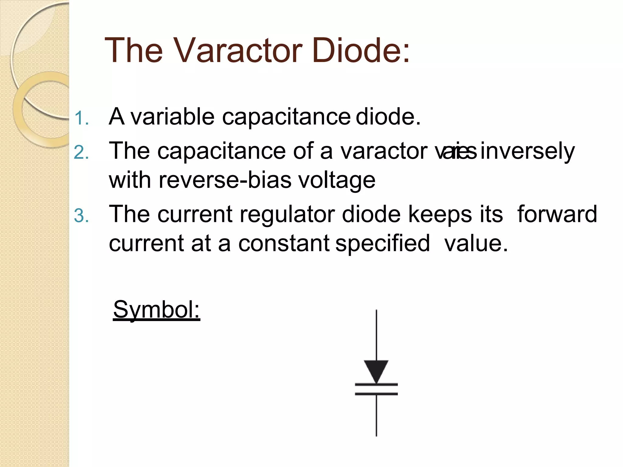 Types of diode | PPTX