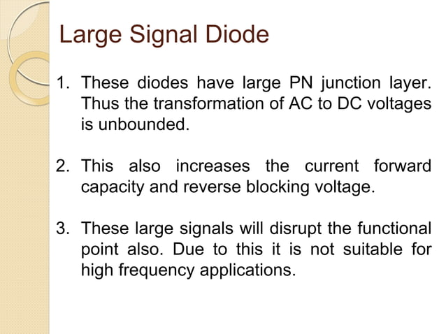 Types of diode | PPTX